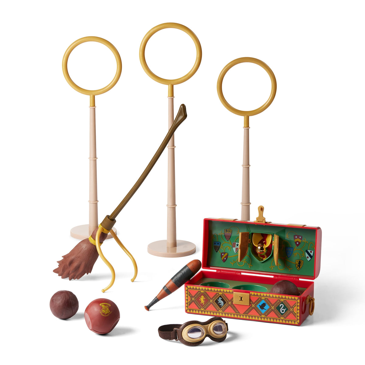 Harry Potter Quidditch Sports Accessories with Golden Snitch for 18-In ...