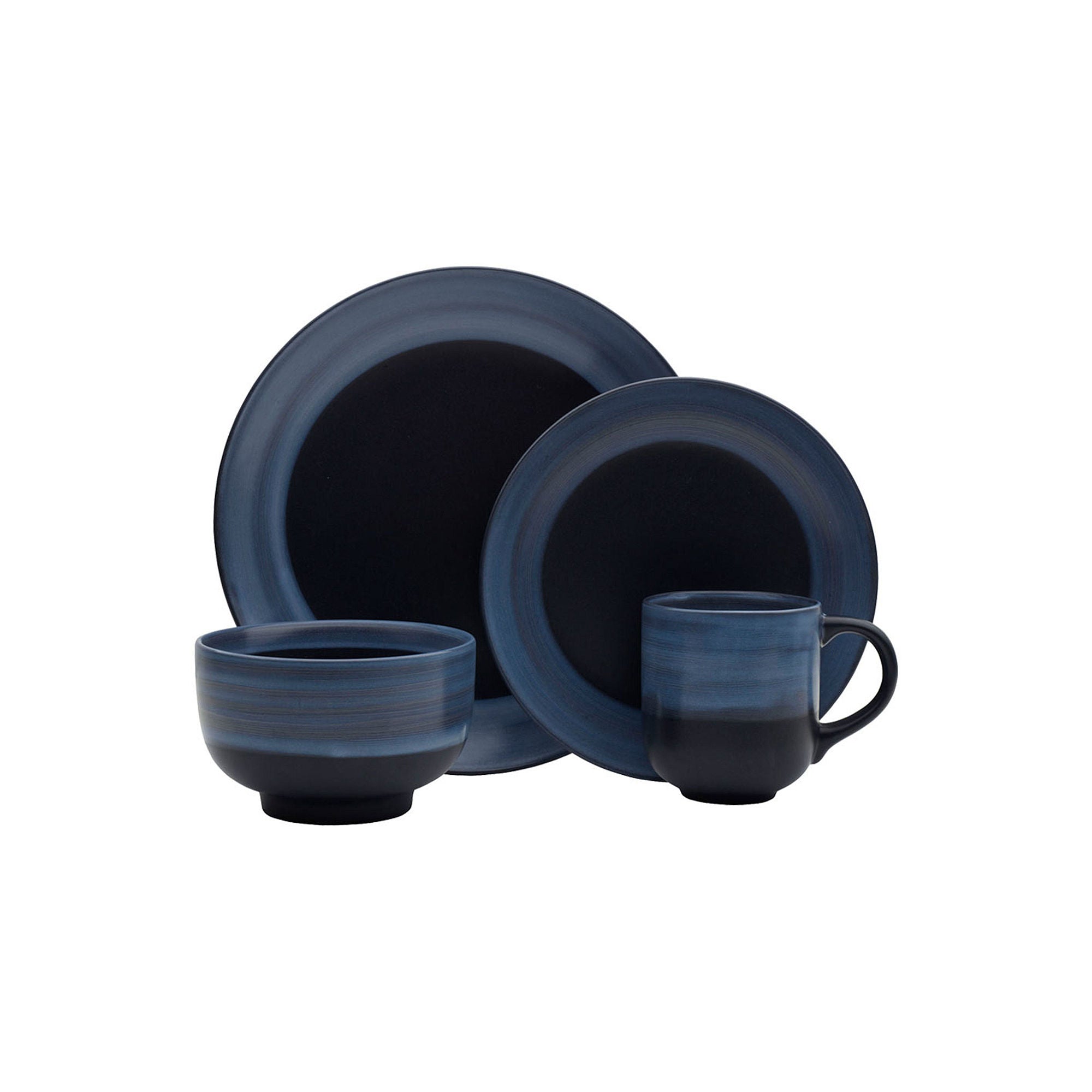 Mikasa Bryson 16-pc. Stoneware Dinnerware Set, One Size, Blue – VIPOutlet