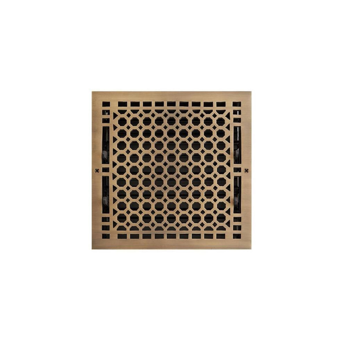 Signature Hardware HV-1016-1010-AB Brass Wall Pre-Drilled Register w/D ...