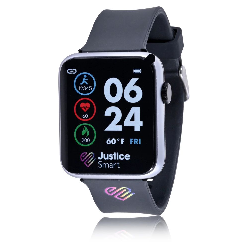 ACCUTIME WATCH JSE4225WM Justice Unisex Tween Smartwatch with Perforat ...