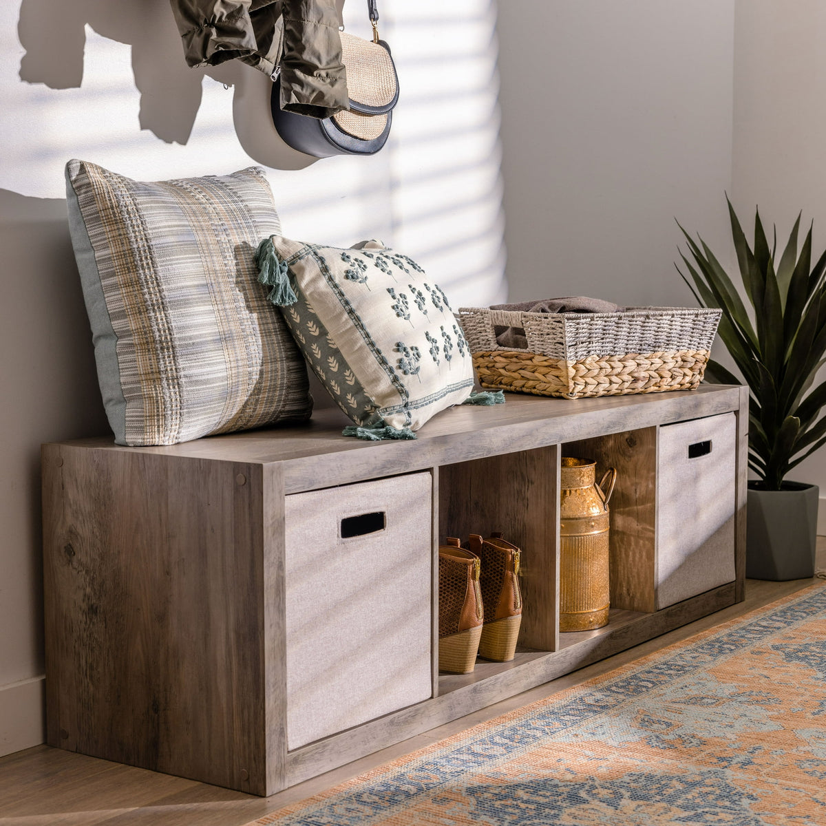Better Homes & Gardens BHD036118664047 4-Cube Vertical Storage Organiz ...