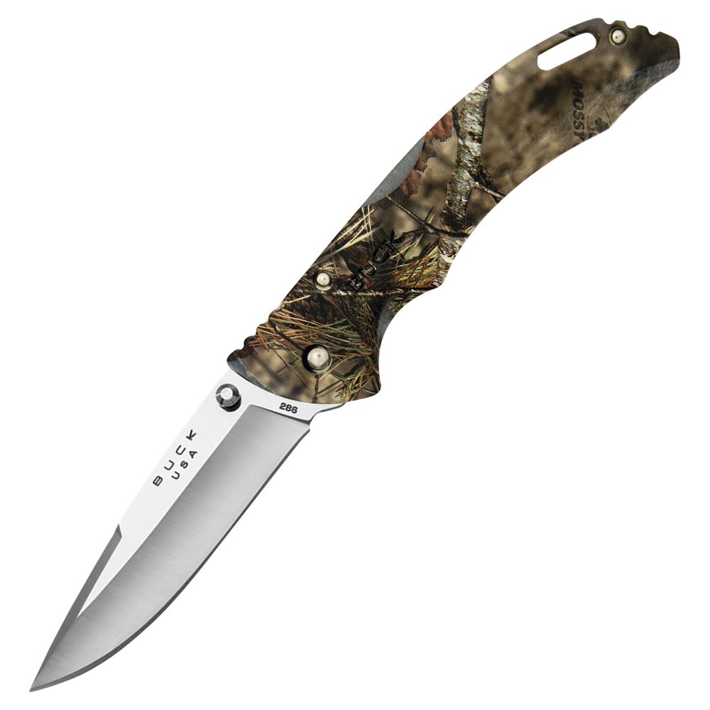 Buck Bantam 286 BHW Drop Point Folder Lockback Knife - Mossy Oak Break ...