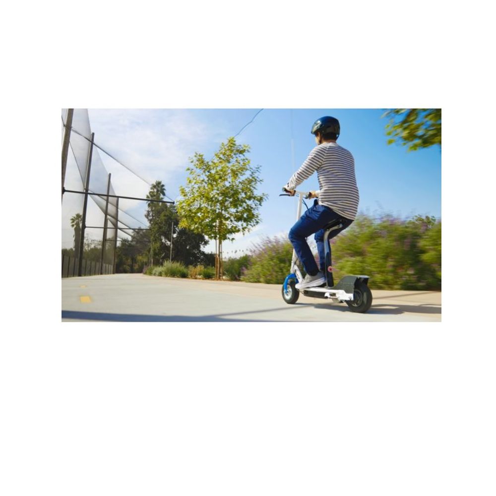 Razor E300S Seated Electric Scooter - White, for Ages 13 – VIPOutlet
