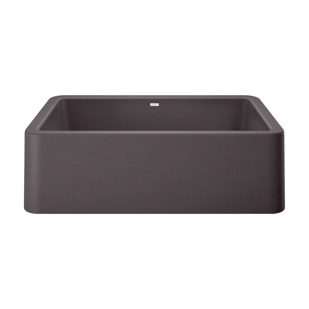 Blanco 401985 Ikon Farmhouse Single Basin Composite Kitchen Sink, Cind ...