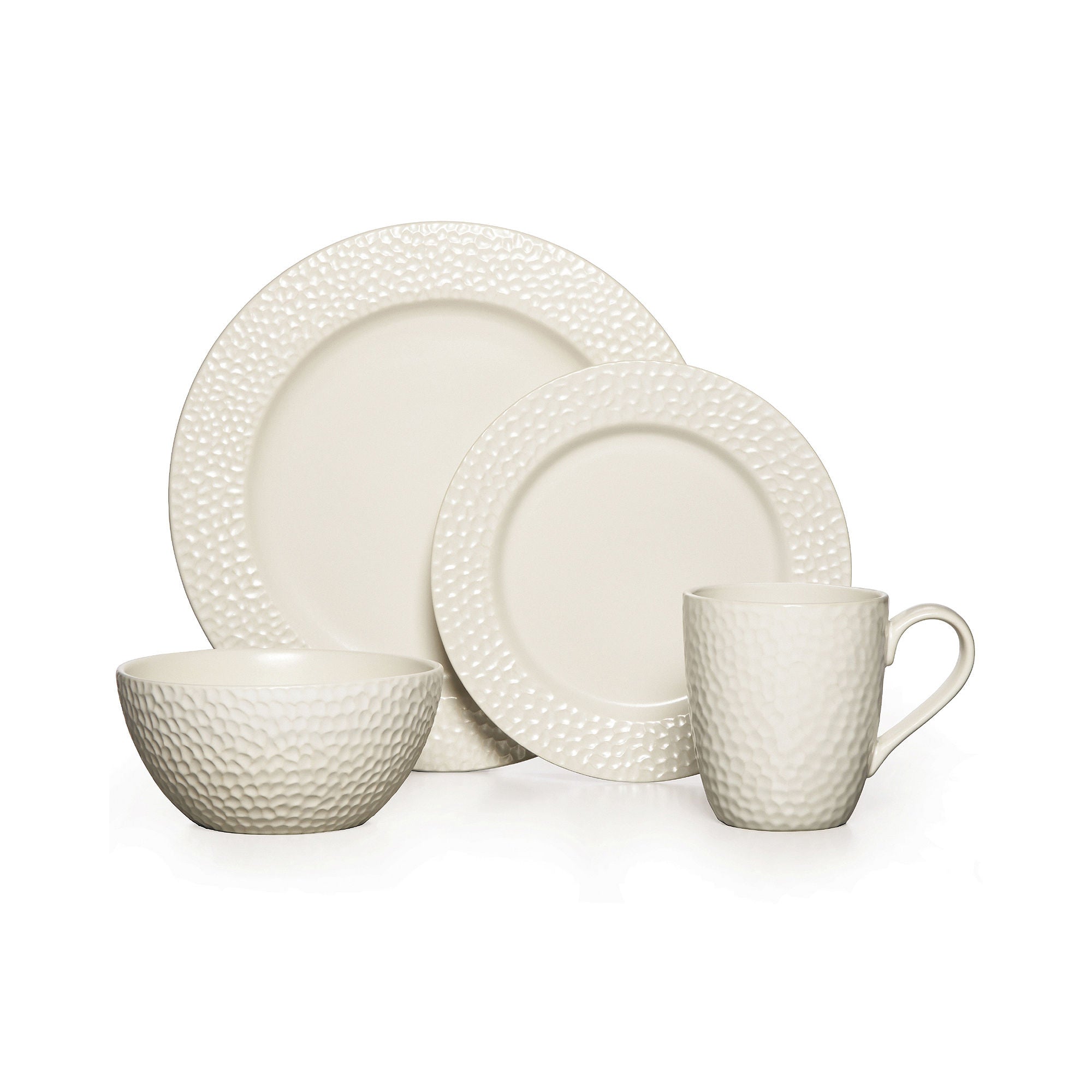 Gourmet Basics By Mikasa Hayes 16-Pc. Dinnerware Set - WHITE ONE SIZE ...