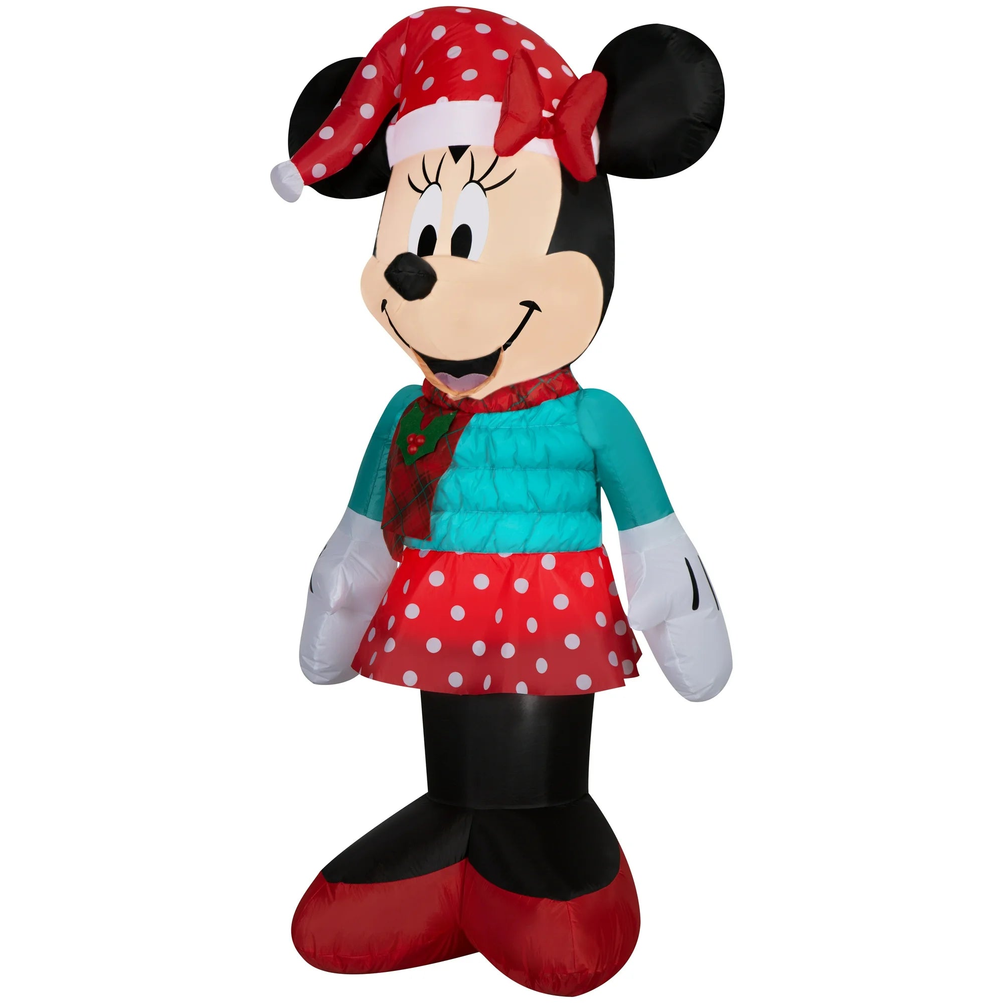 Disney Christmas Airblown Inflatables Yard Decoration Minnie in Puffer ...