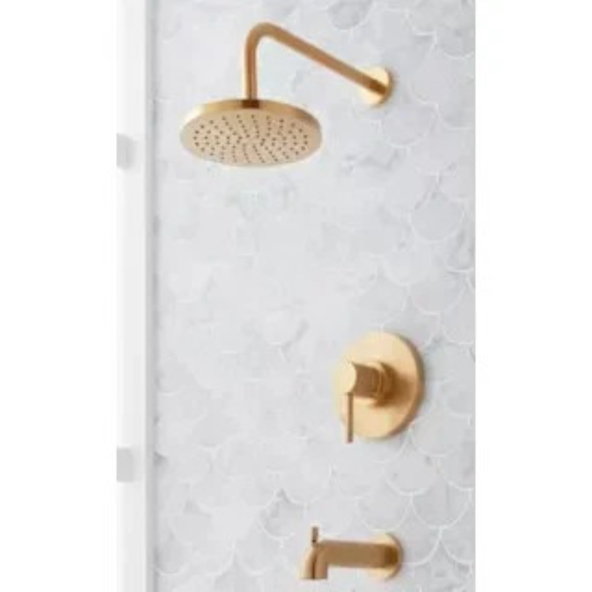 Signature Hardware SHLE8030GPB Tub and Shower Showers, Polished Brass ...