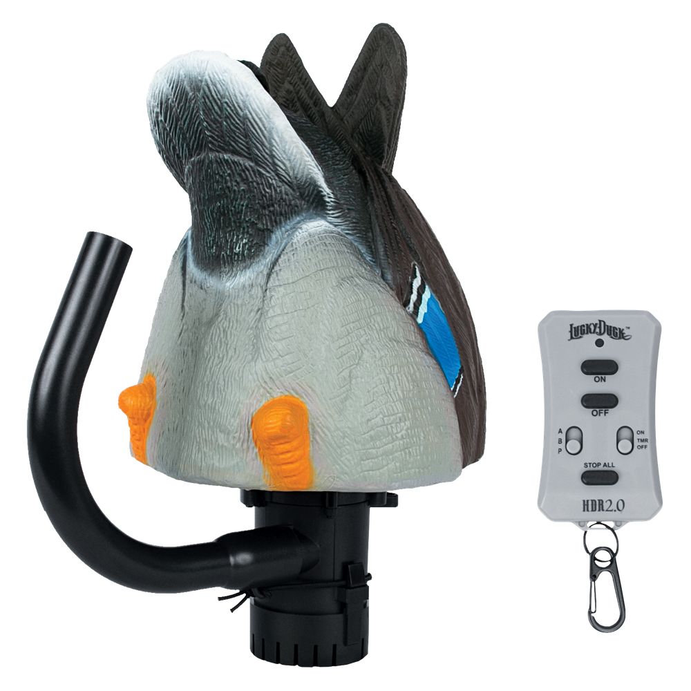 Lucky Duck Agitator HDi Mallard Motorized Duck Butt Decoy with Remote ...