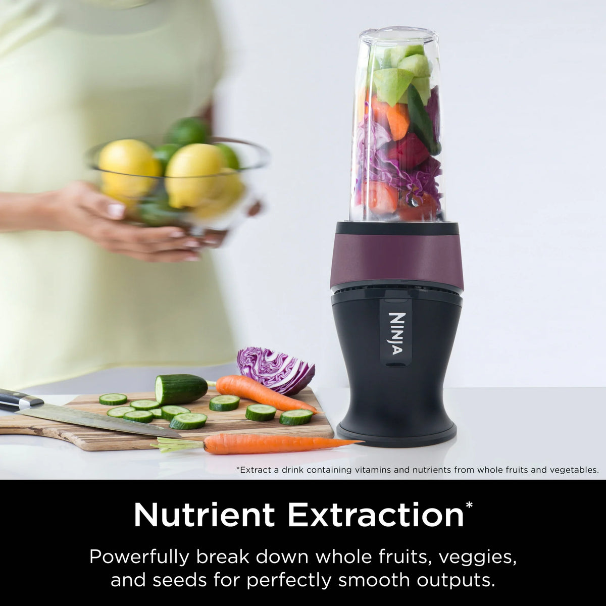 Ninja Fit Personal Single-Serve Blender, Purple – VIPOutlet