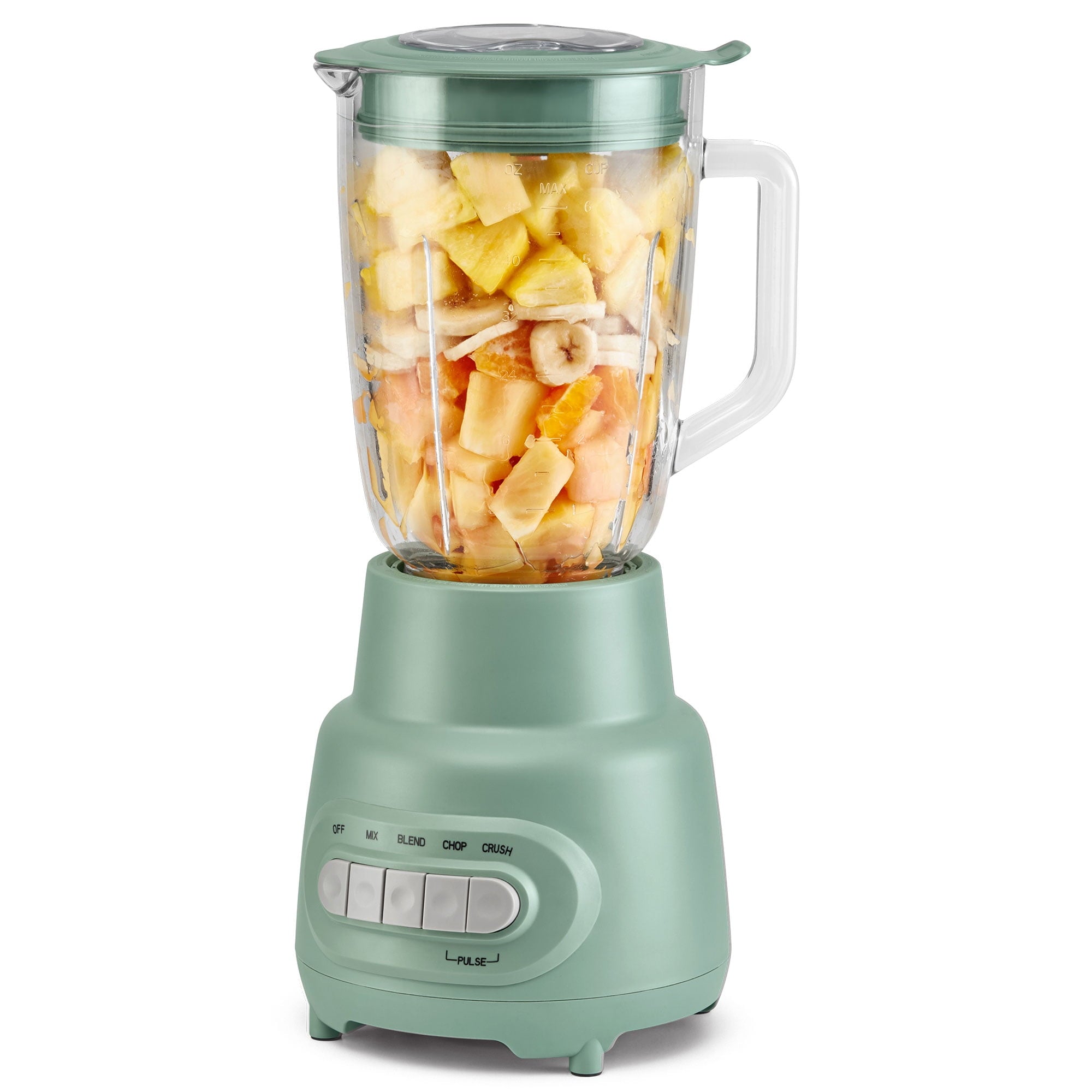 Mainstays MS940340791407 Glass Jar 5 Speed Blender with 6-Cup Jar (48O ...