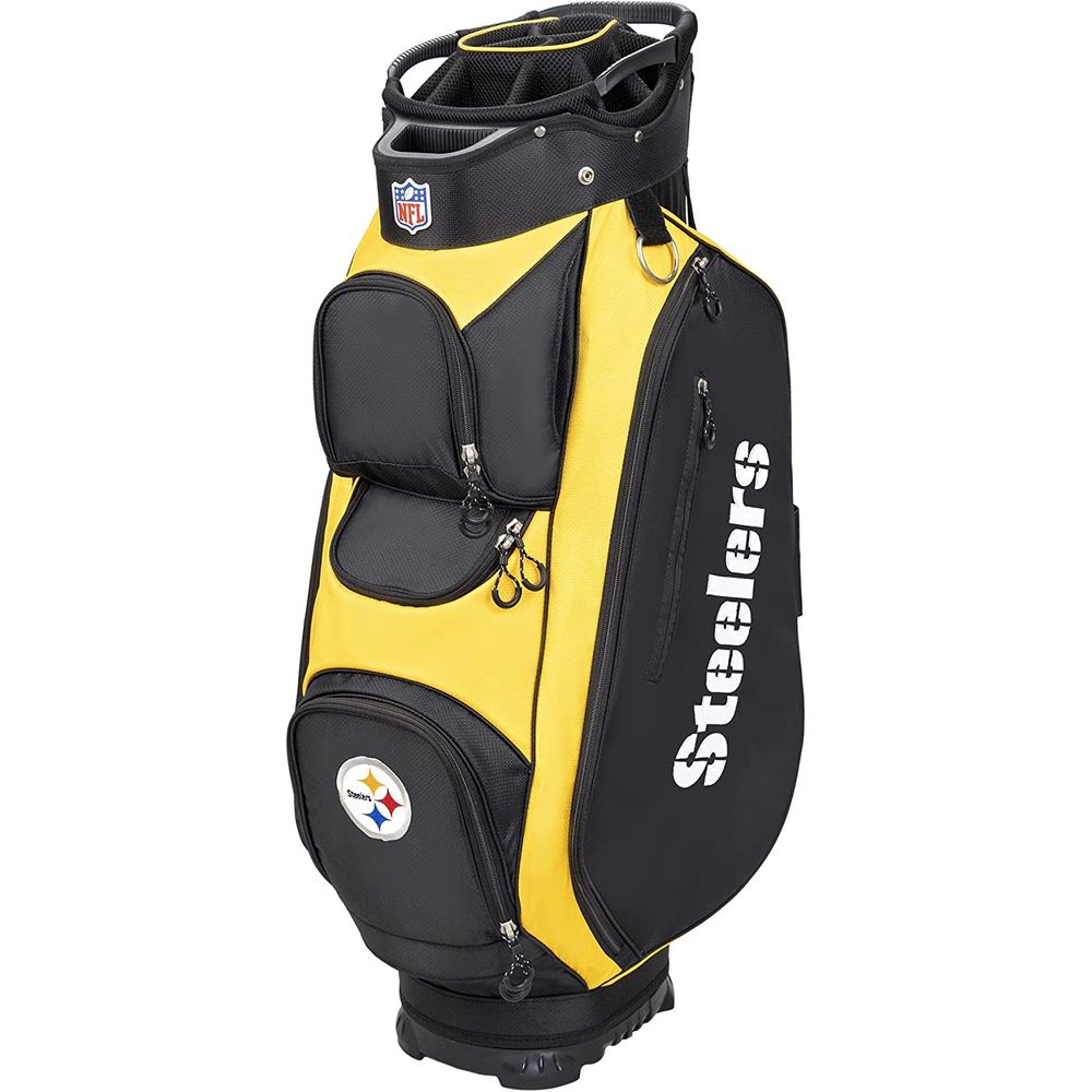 Wilson WGB9990PT NFL Pittsburgh Steelers Cart Golf Bag, Black – VIPOutlet