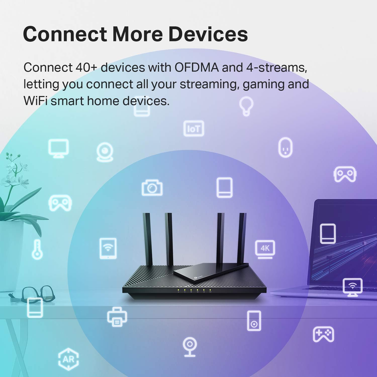 TP-Link Archer AX21 AX1800 WiFi 6 Router - Dual Band Gigabit Router wi ...