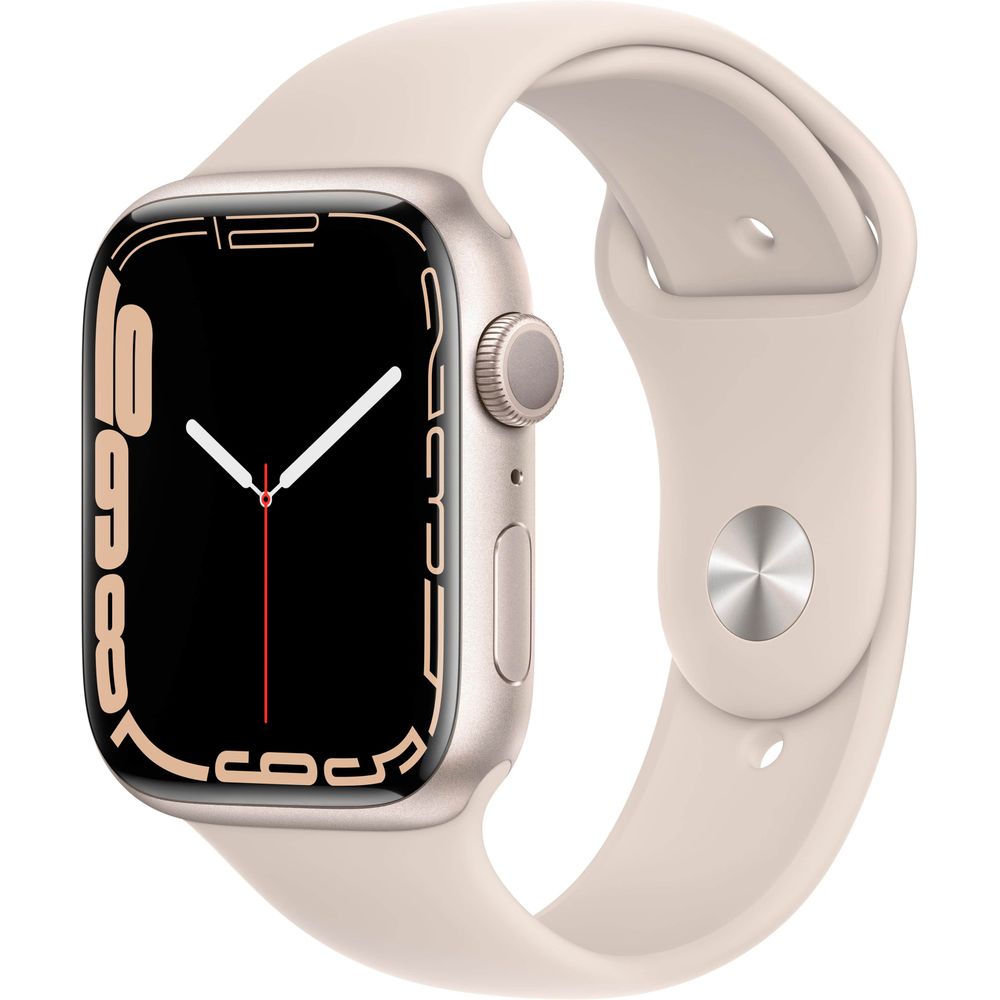 Apple Watch Gen 7 Series 7 45mm Starlight Aluminum - Starlight Sport B ...