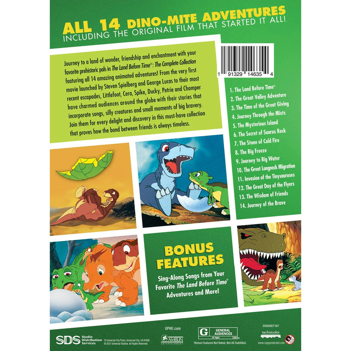 SDS Land Before Time Complete Collection (DVD) – VIPOutlet