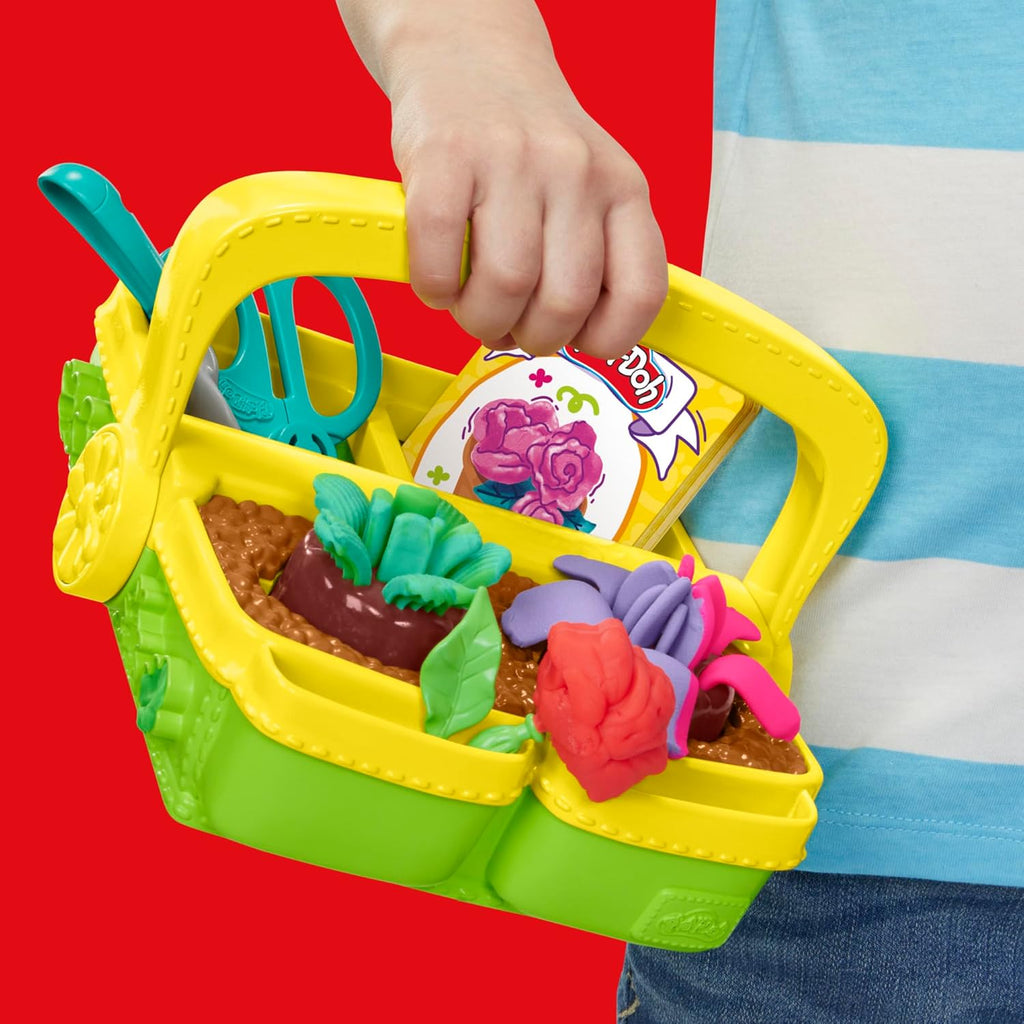 Play-Doh G0492 Blooming Flower Garden Toy Playset, Nature Pretend Play ...