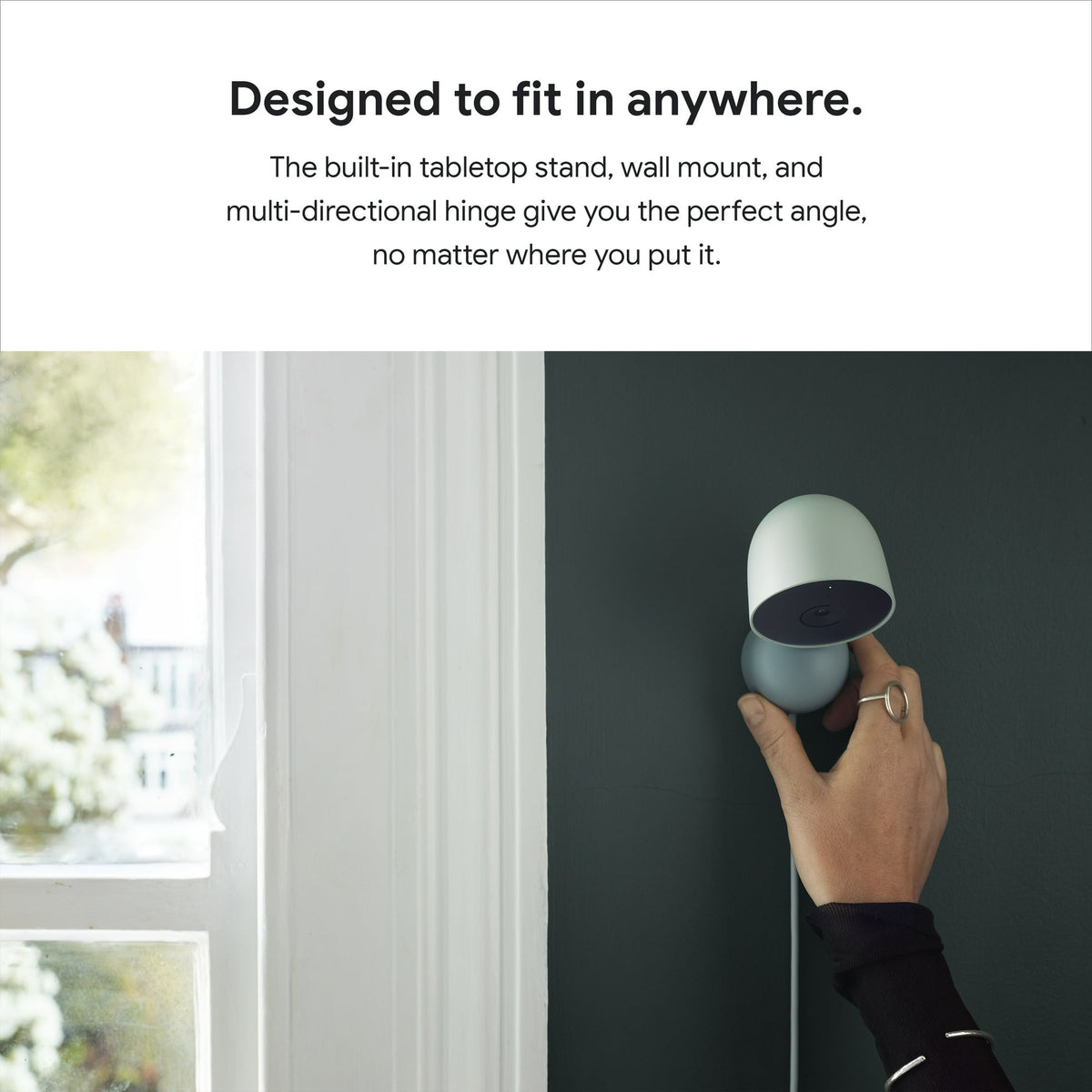 Google Nest "GA03178-US 1080p Wired Security Camera, Fog – VIP Outlet
