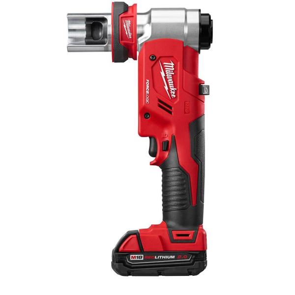 Milwaukee 2677-21 M18 FORCE LOGIC 6T Knockout Tool 1/2" - 2" Kit ...