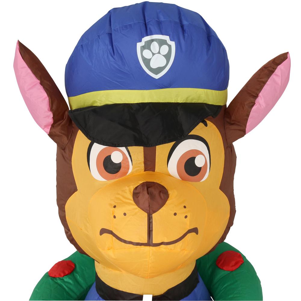 Paw Patrol CHASE with wreath Airblown inflatable 3 ft Tall Christmas ...