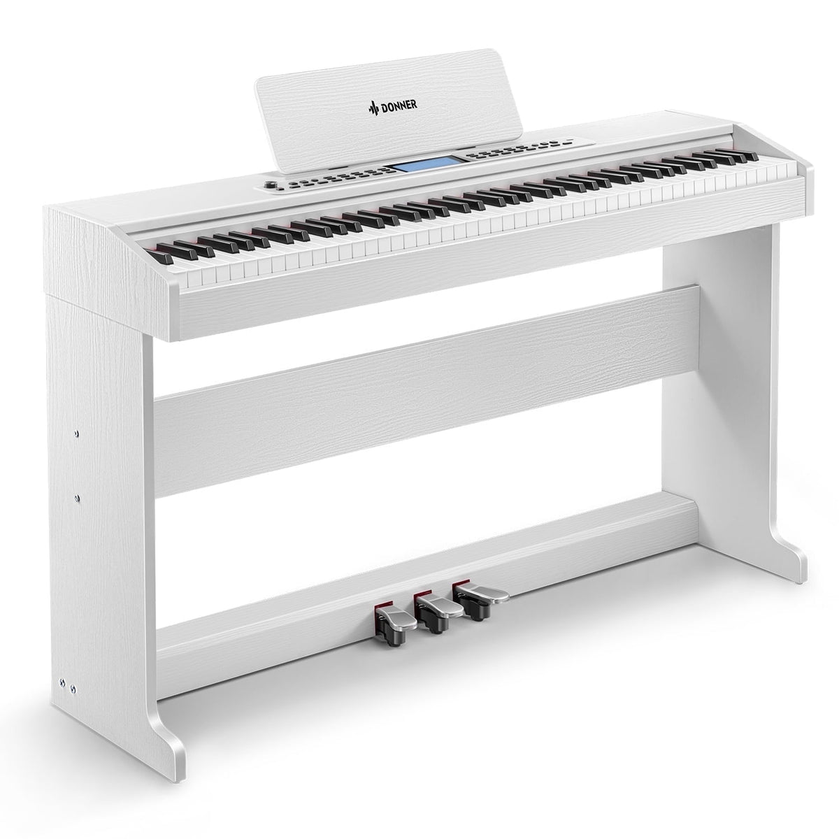 Donner Digital Piano, 88-Key Fully Weighted Keyboard with 16-Level Tou ...