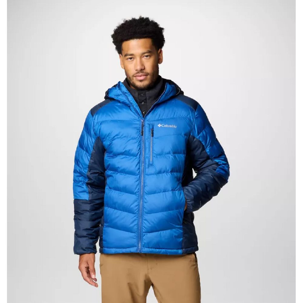 Columbia Labyrinth Loop Hooded Jacket for Men, Standard, Mountain Blue ...