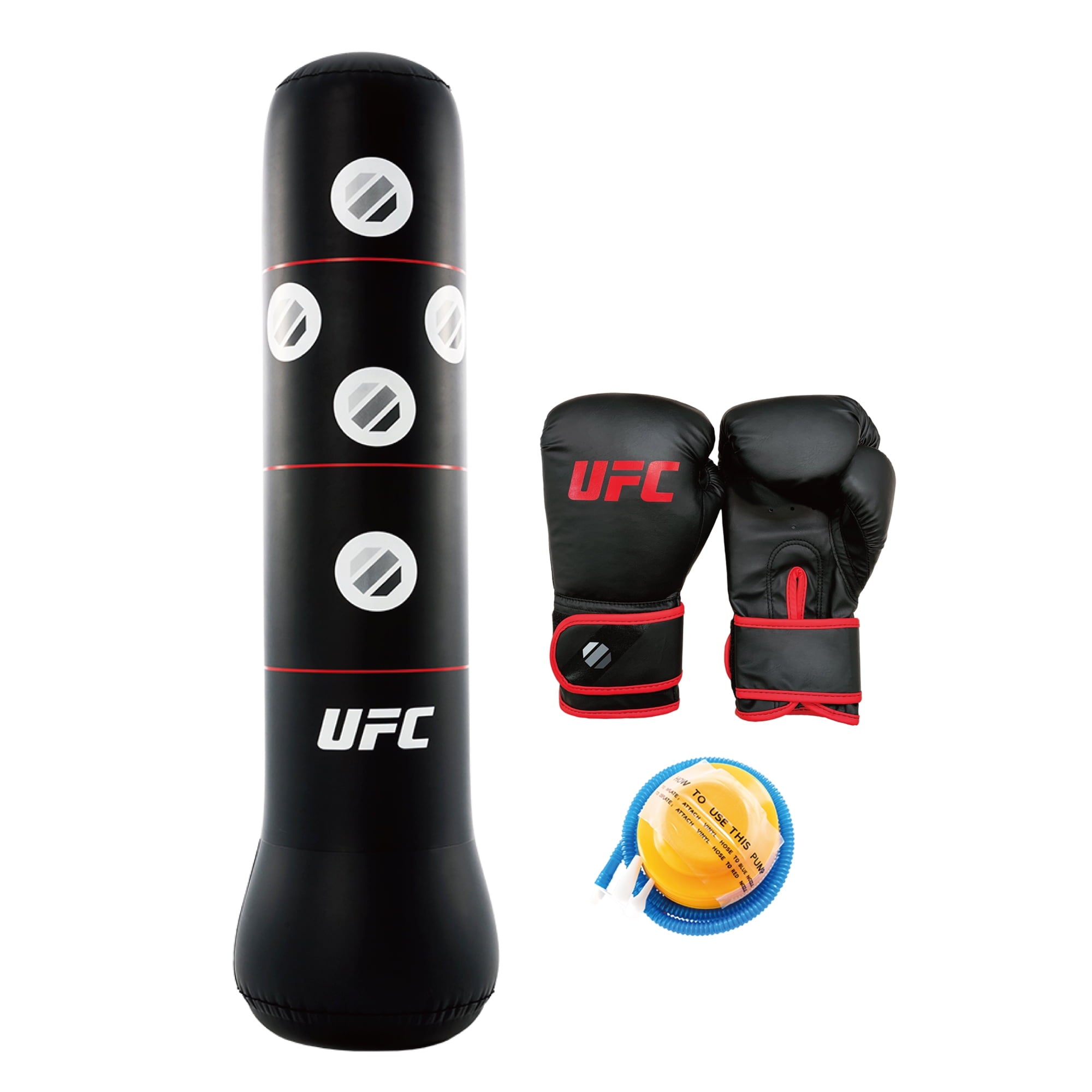 Spirit Direct UHK-75694 UFC Inflatable Freestanding Boxing Punching Ba ...