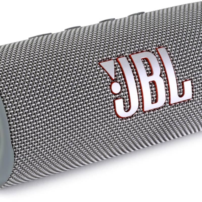 JBL Flip 6 Portable Waterproof Bluetooth Speaker, Gray, 12-Hour Batter ...