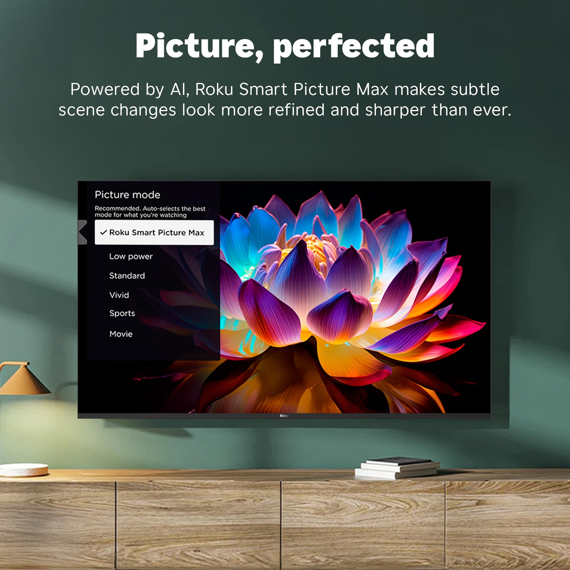 Roku Plus Series 55-Inch 4K QLED Mini-LED Smart TV with Dolby Vision a ...