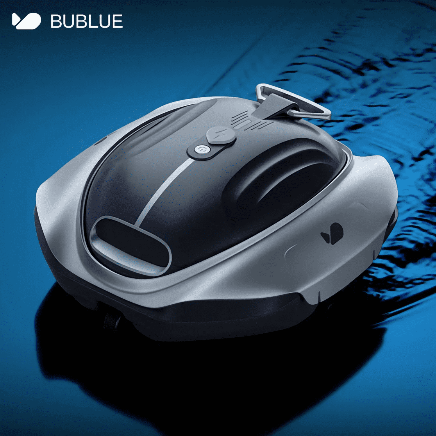 BUBLUE 300P Bubot Cordless Pool Cleaner Robot with DirtLock Tech Silve ...