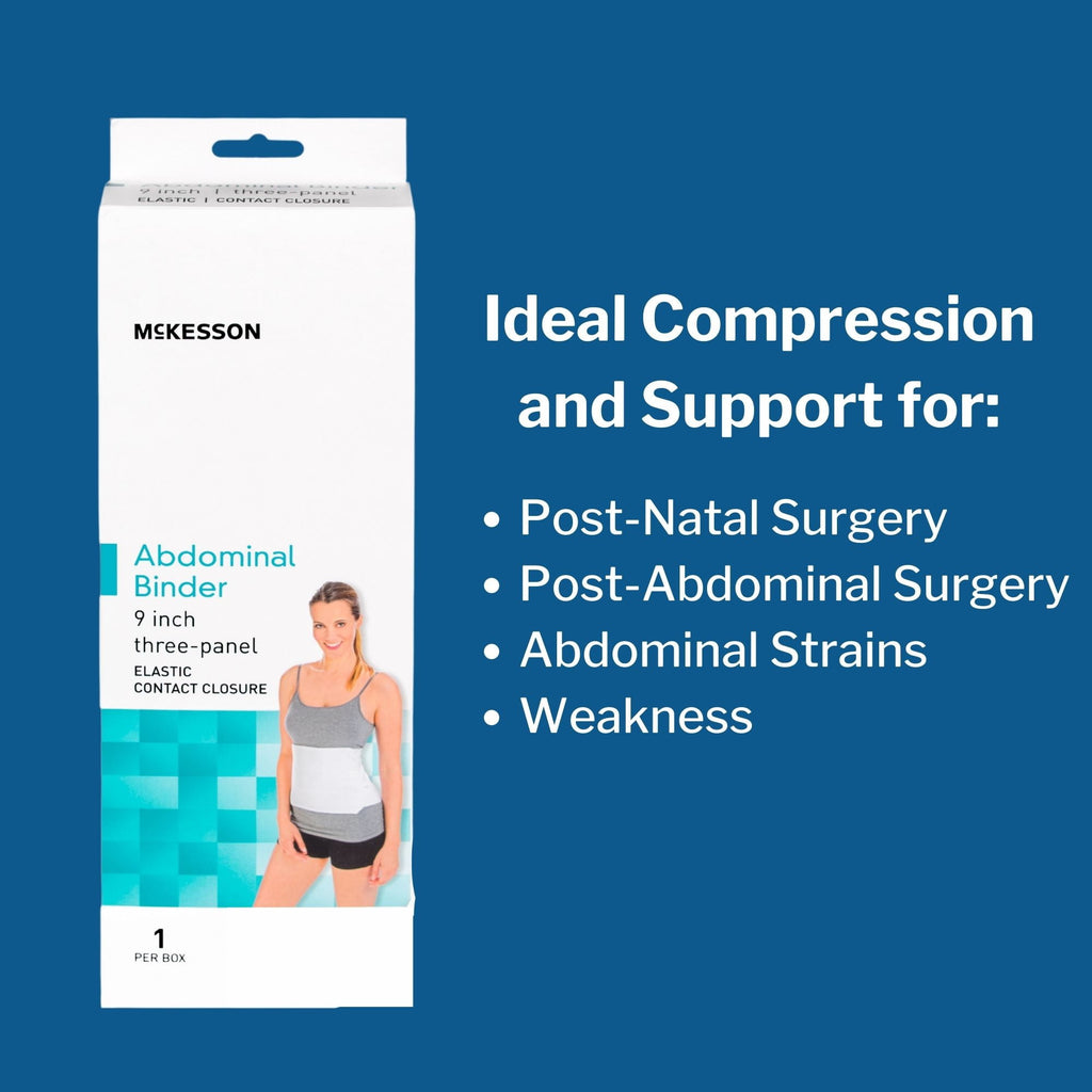 McKesson Brand 155-79-89070 Abdominal Support Binder 3-Panel - 30 in t ...
