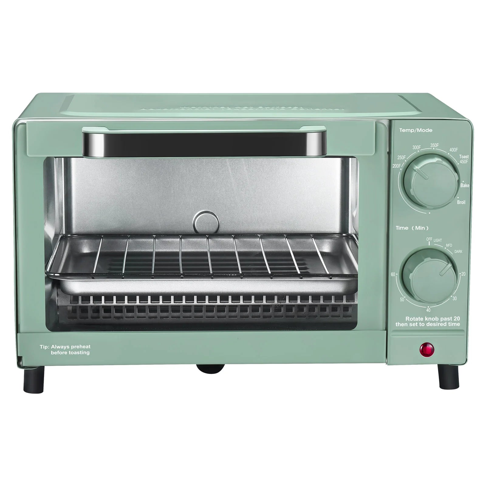 Mainstays MS8402550614-04 4SL Toaster Oven with 3 Settings, includes B ...