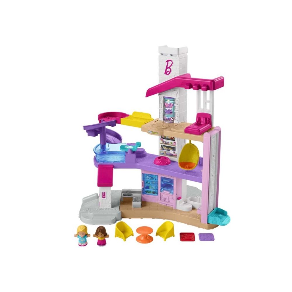 Little People HCF61 Barbie Little Dreamhouse Interactive Playset ...