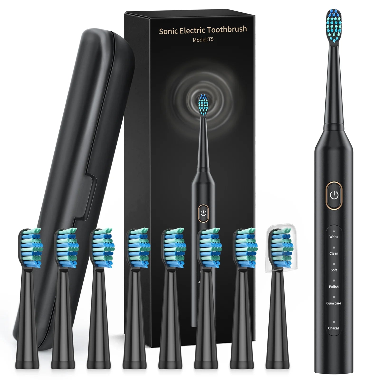 Sonic Electric Toothbrushes for Adults and Kids, Rechargeable Ultra Wh ...