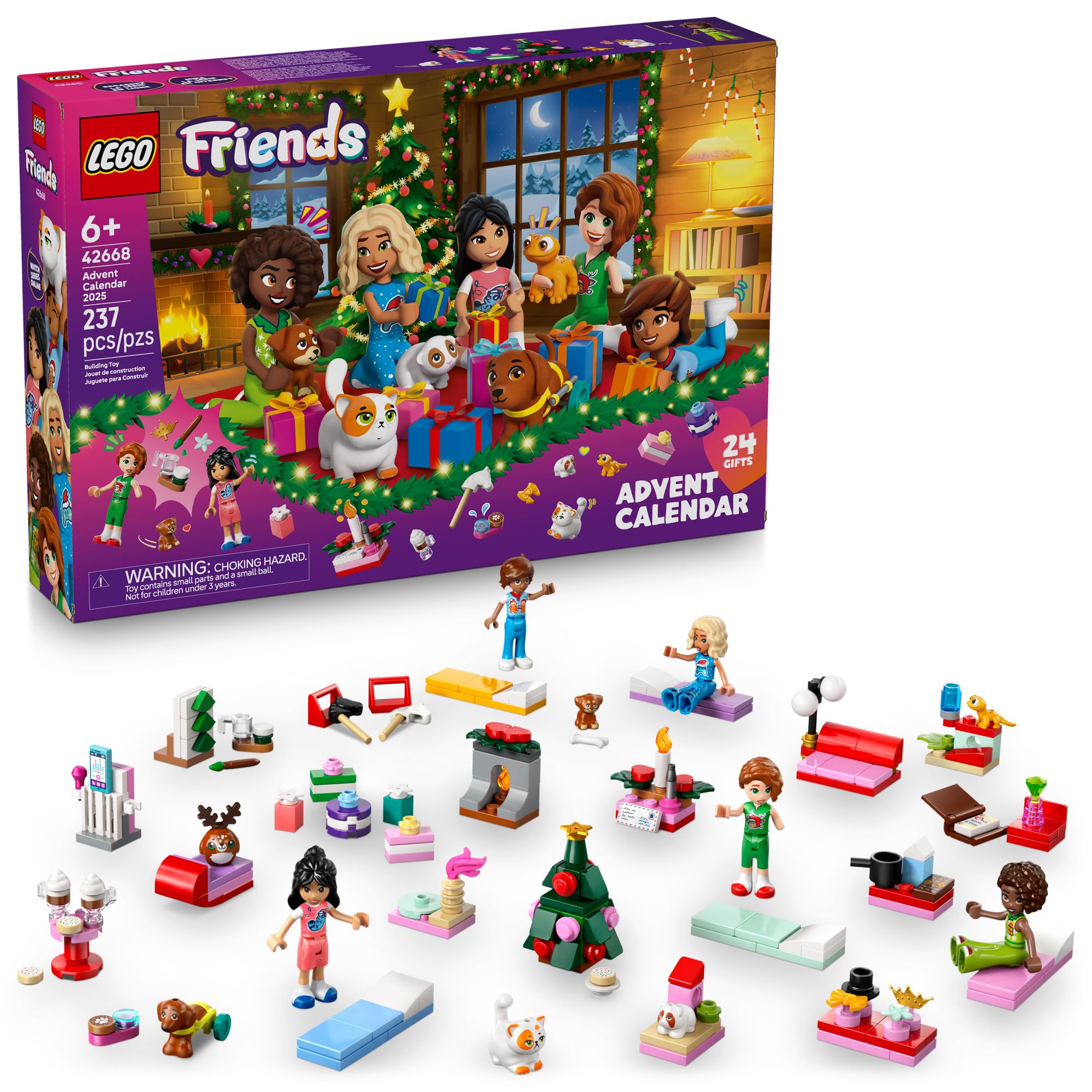 LEGO 42668 Friends Advent Calendar Kids Toy 2025 – VIP Outlet