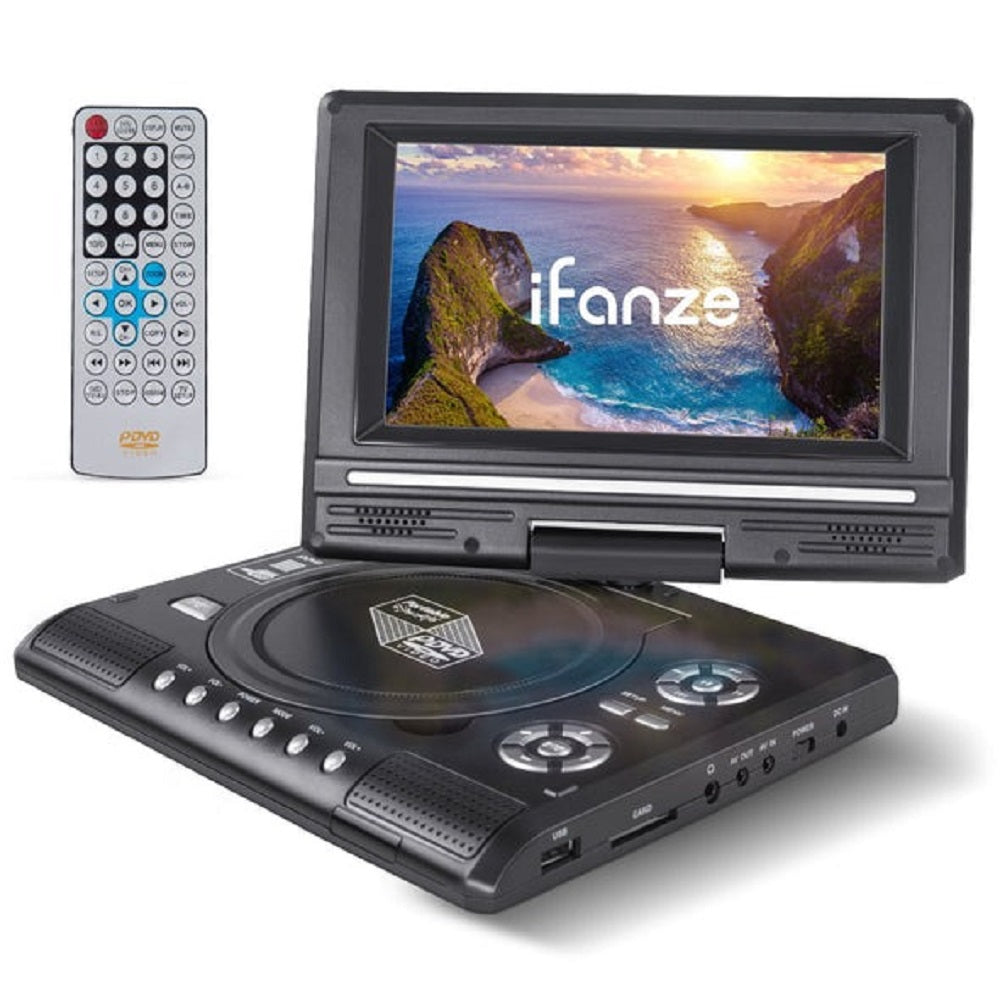 iFanze 7.8" Portable DVD Player,13in Large Swivel Screen 270 degrees R ...