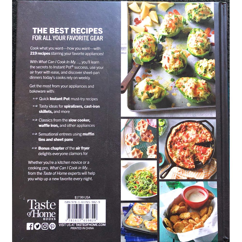 RDA Enthusiast Brands Taste of Home What I Can Cook In My Instant Pot ...