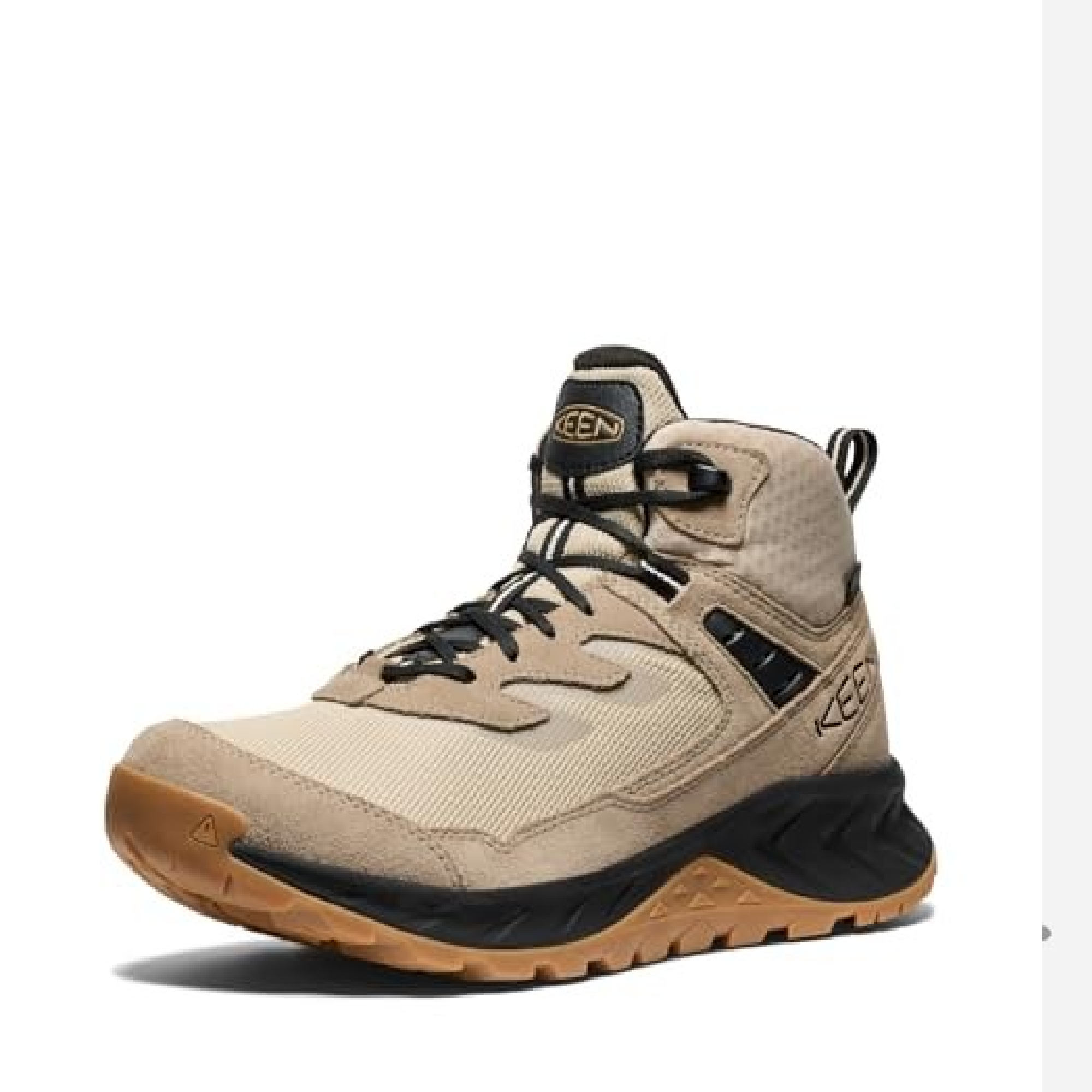KEEN 1030343 ightrail Mid Waterproof Hiking Shoes for Men - Brindle/Oa ...