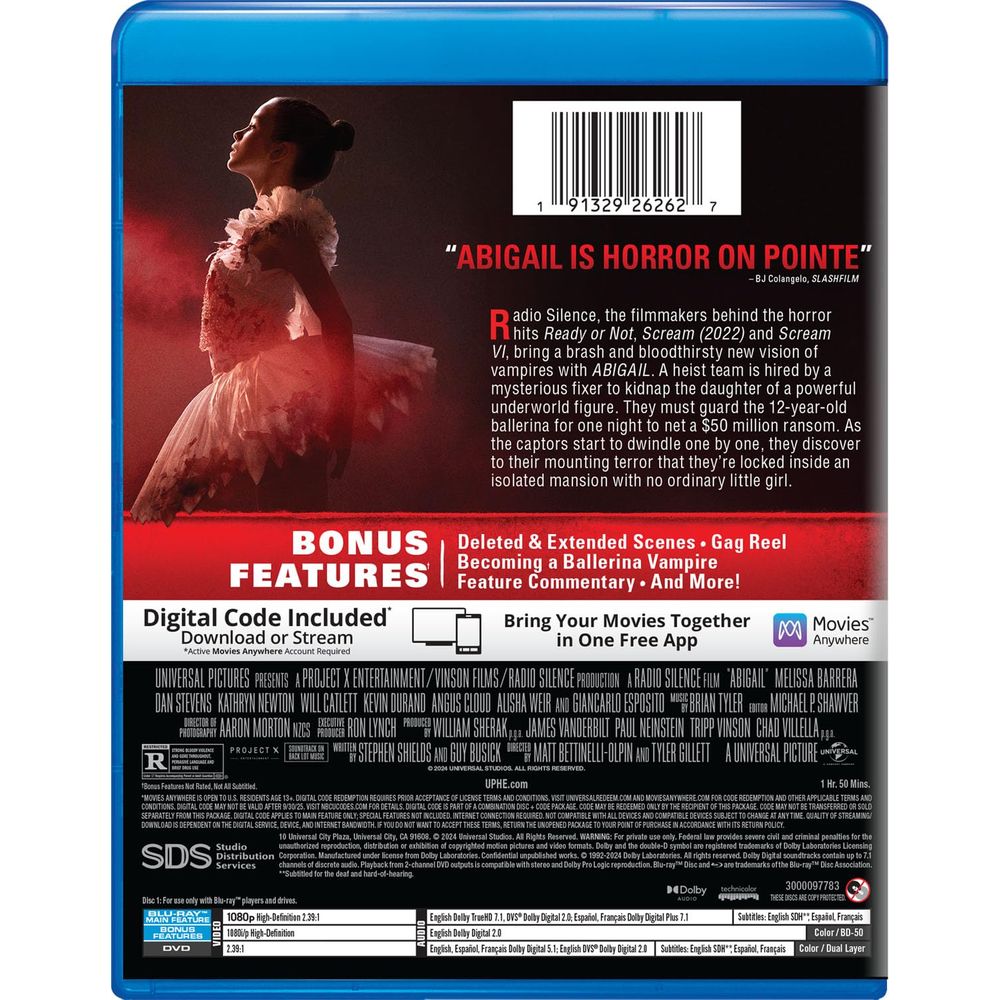 Studio Distribution Services Abigail (Blu-ray) – VIP Outlet