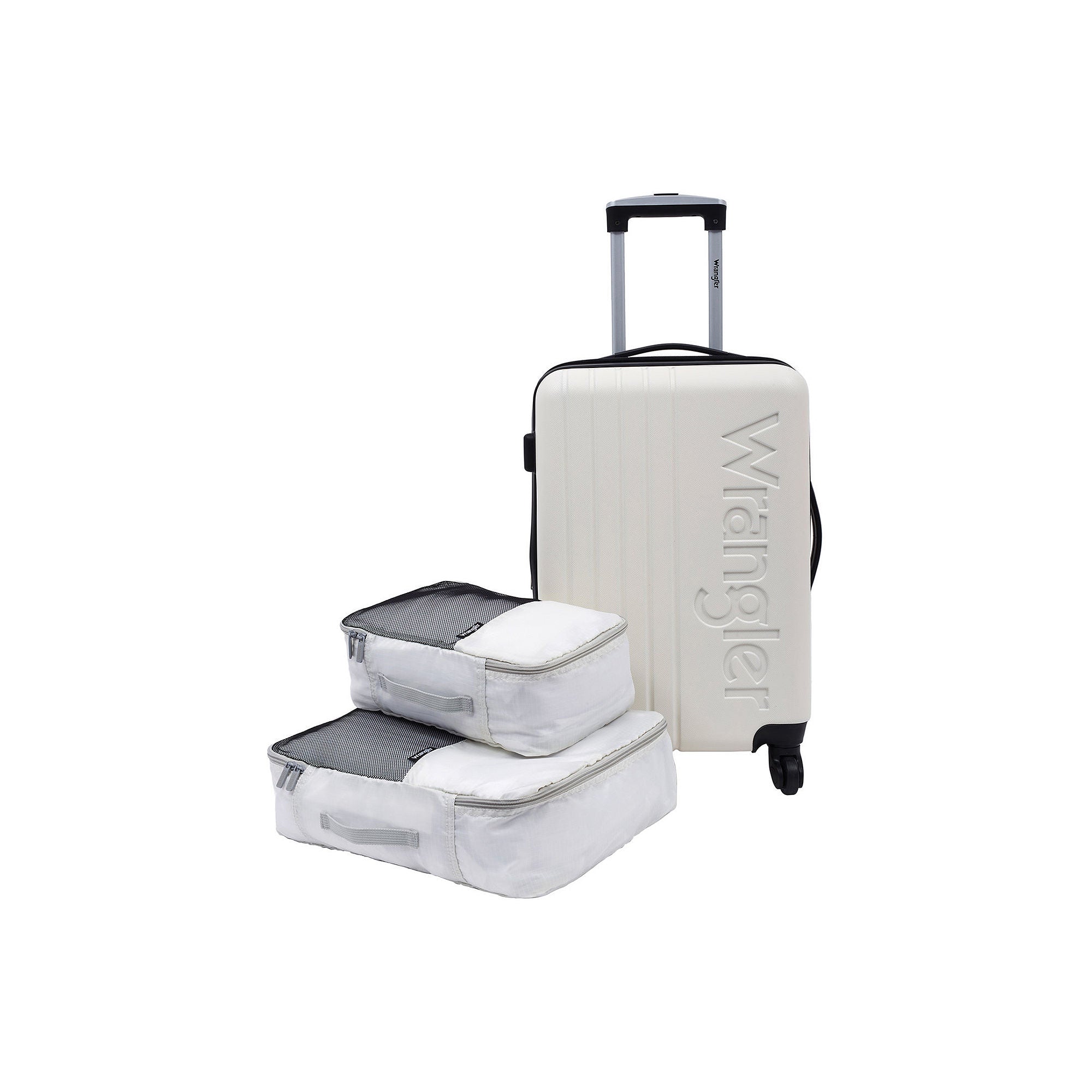 Wrangler San Antonio 3 pc. Expandable Rolling Luggage Set w/ 20 Rollin ...