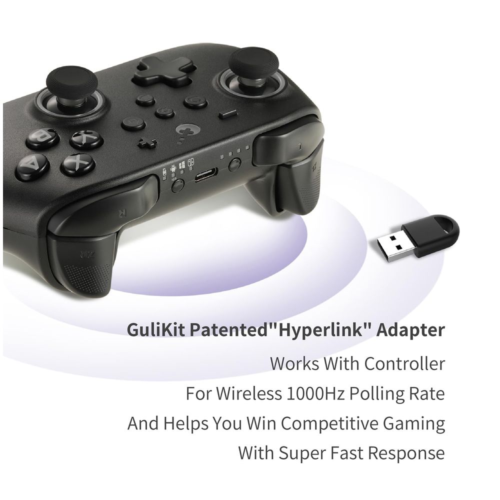 GuliKit CO044a-Wa KK3 PRO Wireless Game Controller With Hall Effect Jo ...