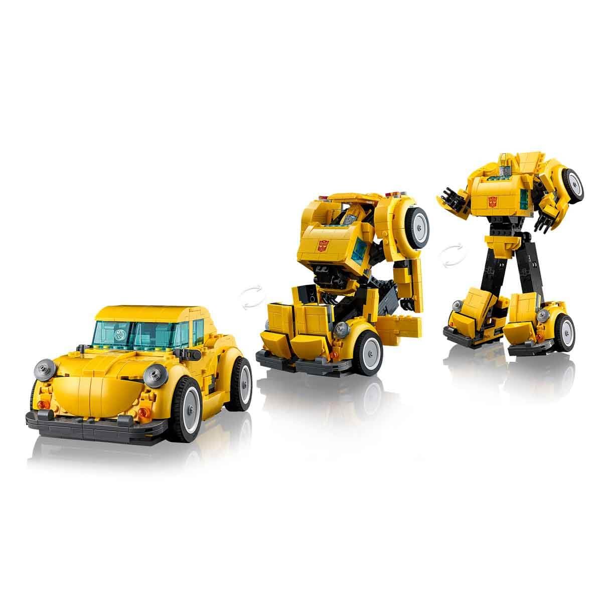 LEGO Icons Bumblebee Transformable Robot and Vehicle Model, 950 Pieces ...