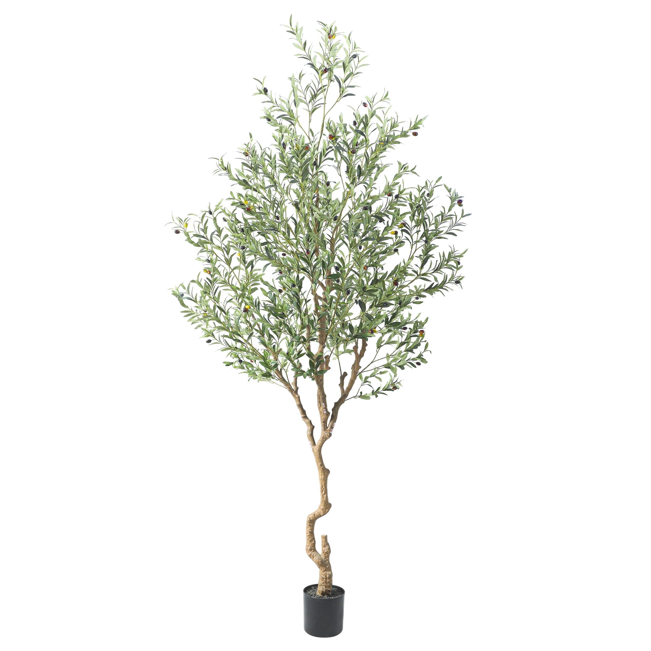 Nafresh 9FT Large Artificial Olive Tree, Realistic Faux Olive Plant fo ...