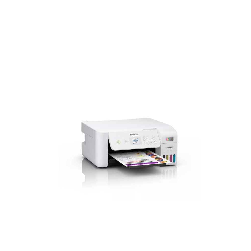 Epson ET-2803 EcoTank Inkjet Printer, Copier, Scanner - White – VIPOutlet