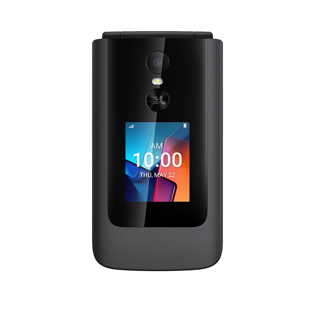 TCL Flip 4 5G Flip Phone, Dual Displays, 1.77-Inch External Screen, 3 ...