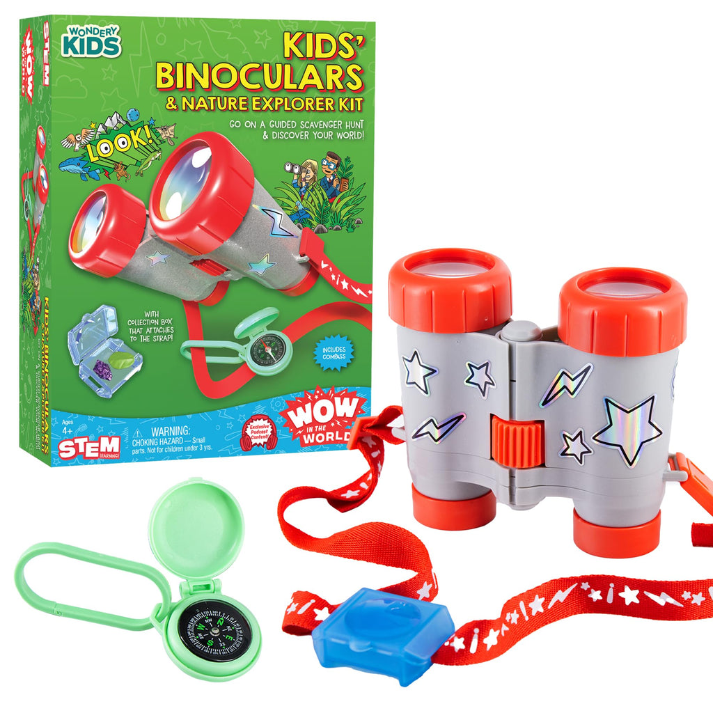 Thames & Kosmos Wow in the World Kids Binoculars and Nature Explorer K ...