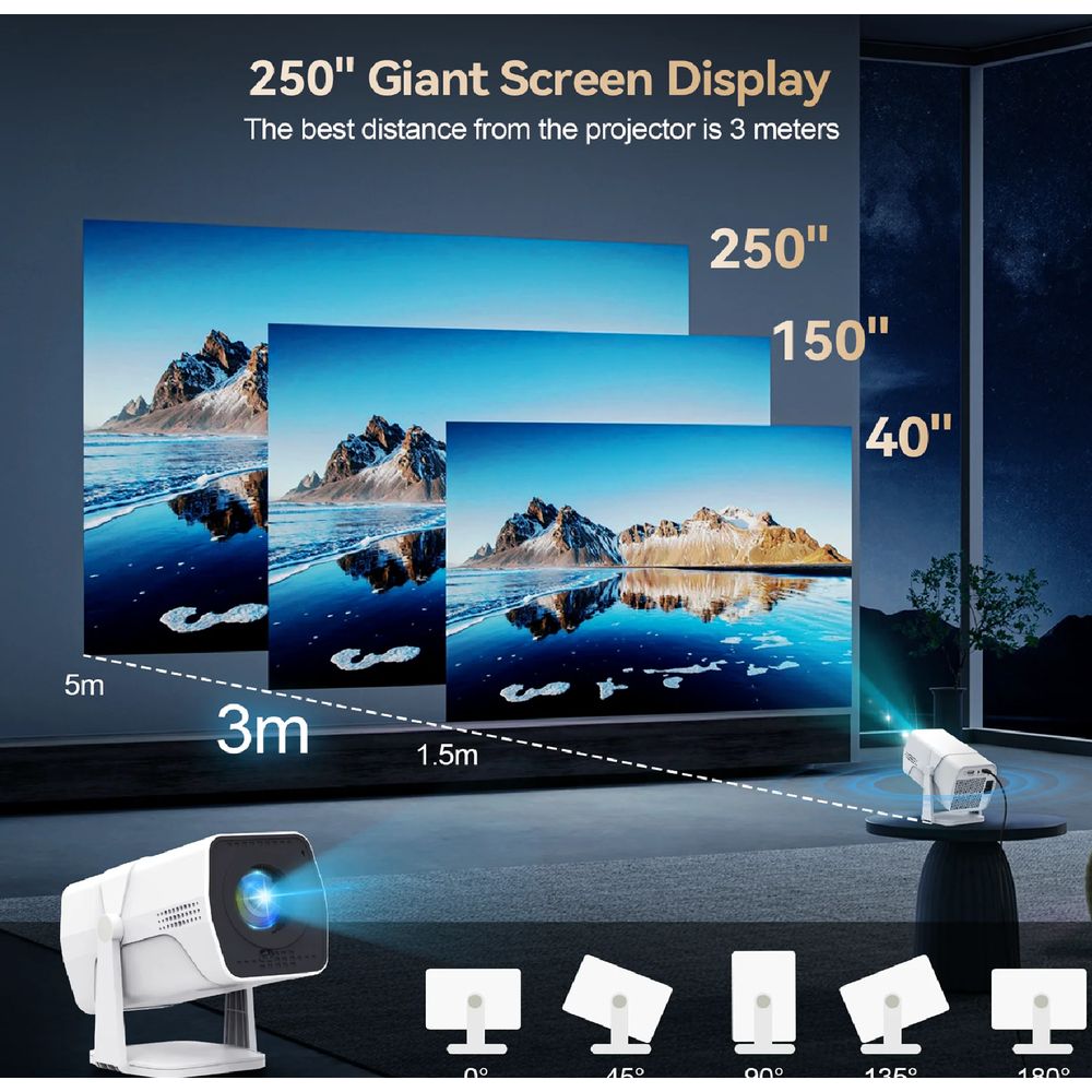 GCZ 250" Class FHD (1080P) LCD Smart Projector (V03) – VIP Outlet