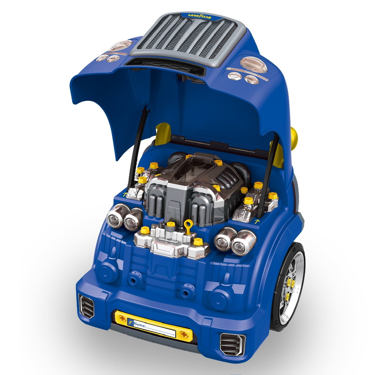 Goodyear SRP4006-GY Kids Car Engine Mechanic Repair Take Apart Playset ...