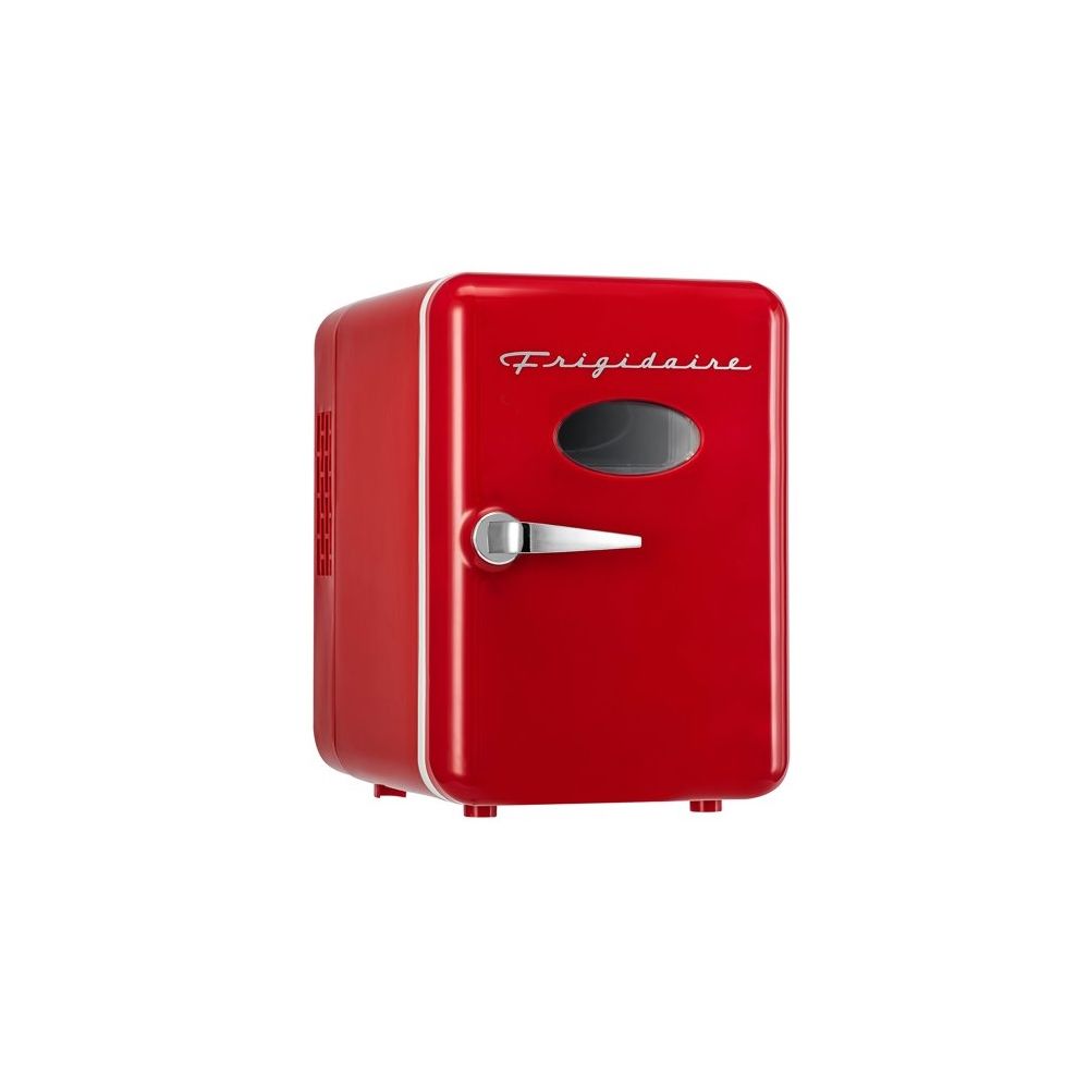 Frigidaire EFMIS137-RED Portable Retro 6-Can Mini Compact Refrigerator ...
