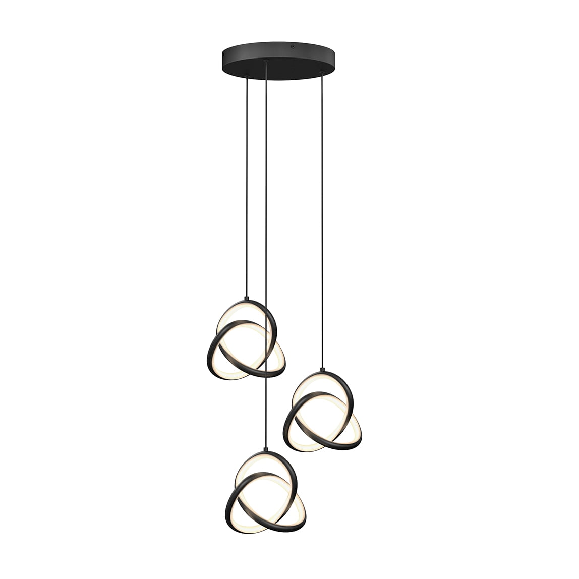 Artika Zephyr 3 Light Modern LED Pendant Light, 3 CCT Black – VIPOutlet