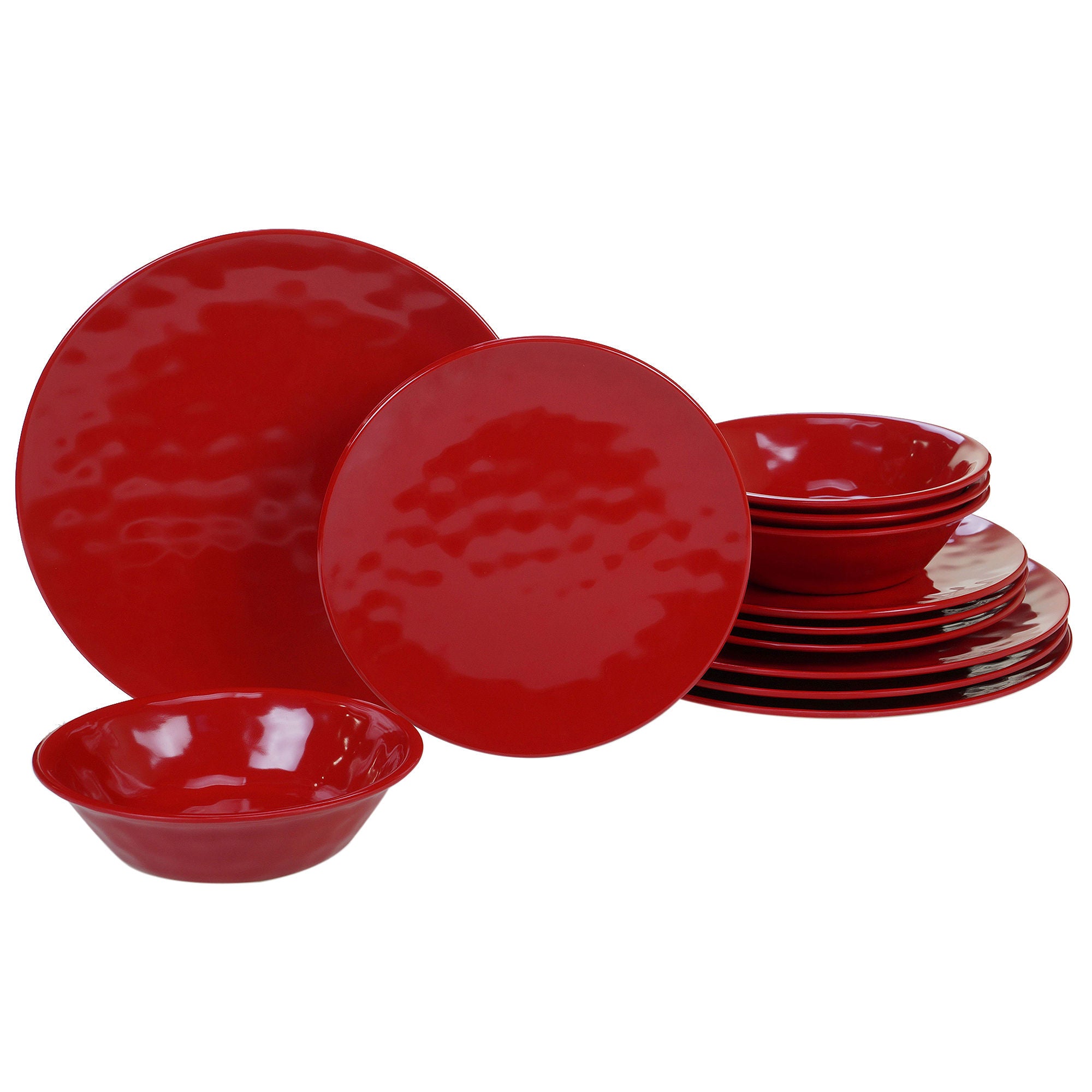 Certified International Solid Melamine 12-Pc. Melamine Dinnerware Set ...