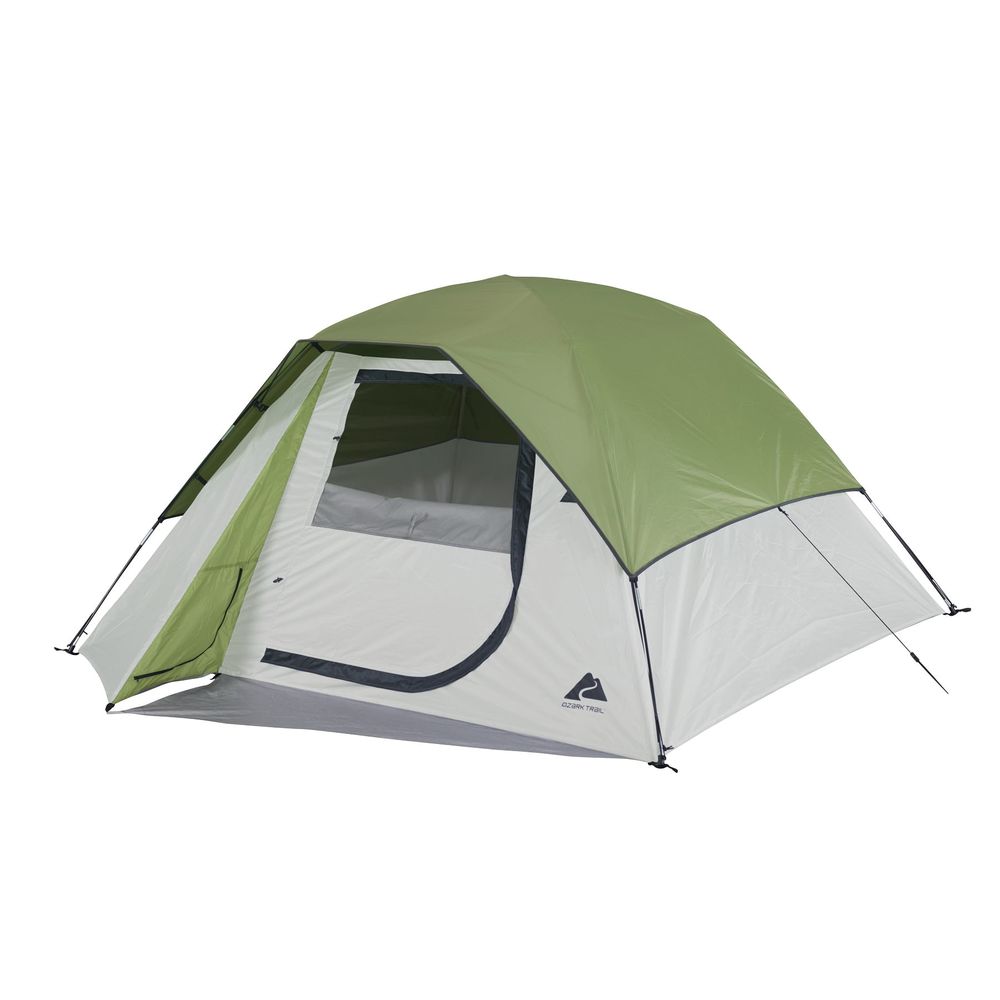 Ozark Trail 4-Person Clip and Camp Dome Tent, Enlarged Dome Design, Se ...